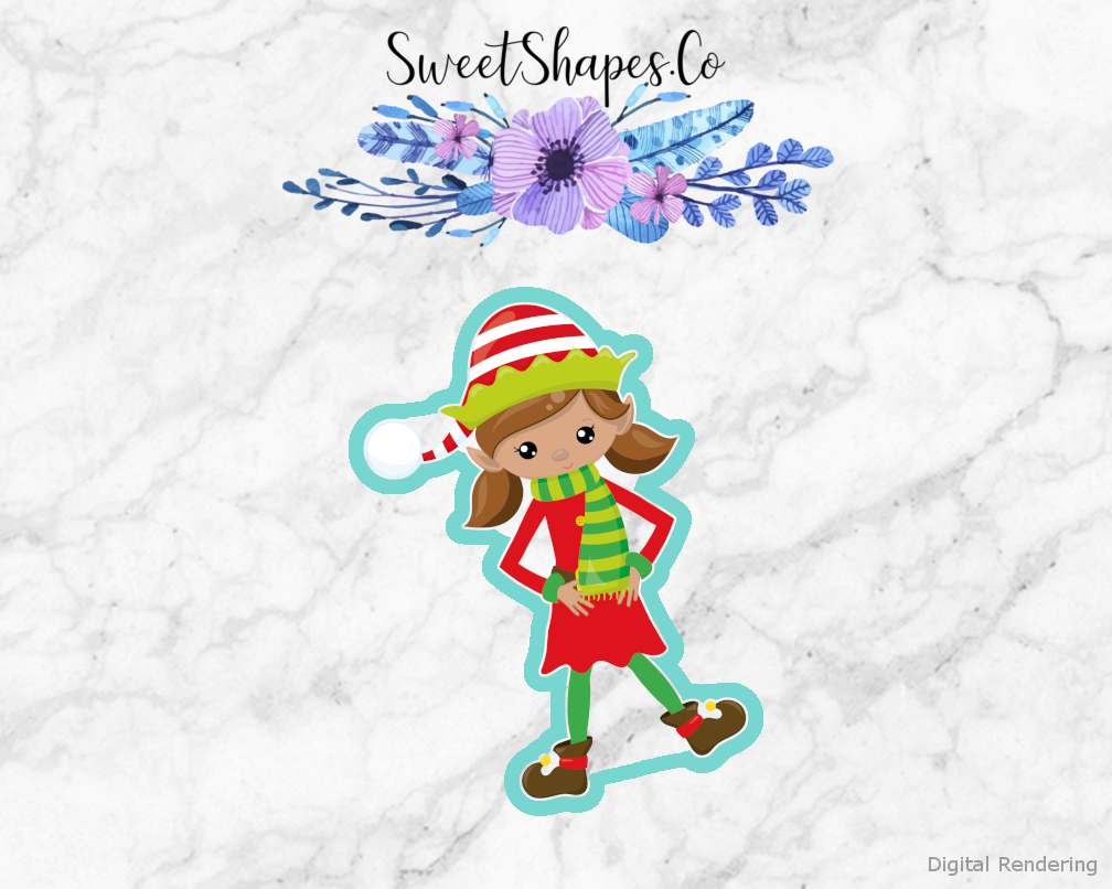 Christmas Elf 4 Cookie Cutter – SweetShapes.Co