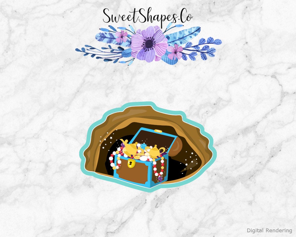 Aladdin Treasure Chest Cookie Cutter – SweetShapes.Co