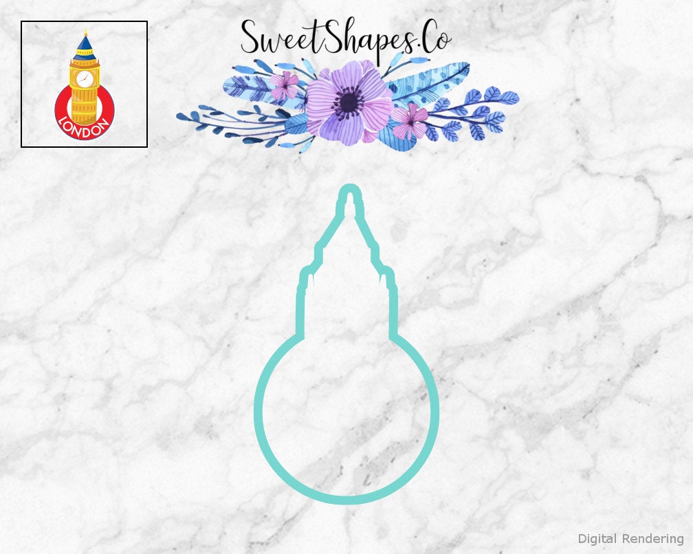 Big Ben Cookie Cutter – SweetShapes.Co
